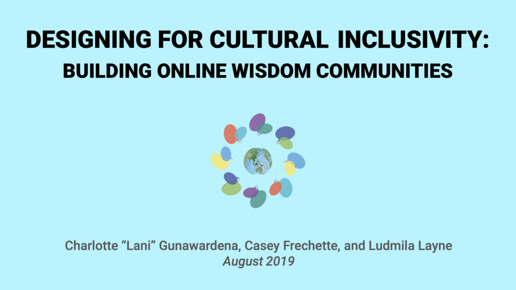 Presentations & publications – WisCom.Online